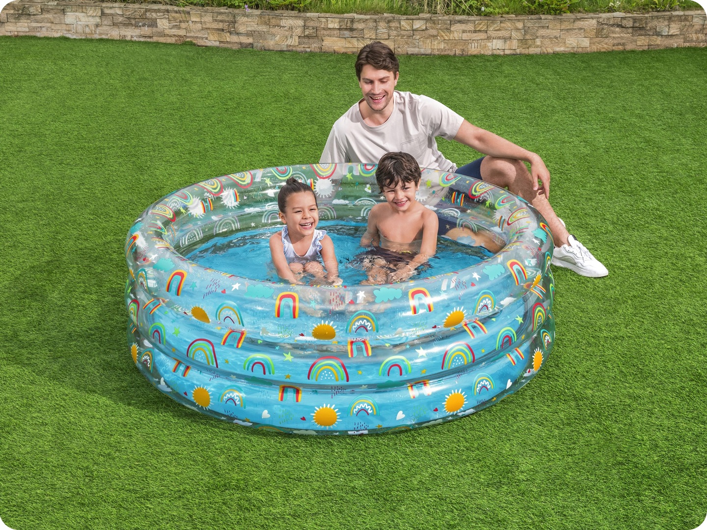 Basen dla dzieci dmuchany Owoce 150 x 53 cm Bestway 51045 - Baseny ...