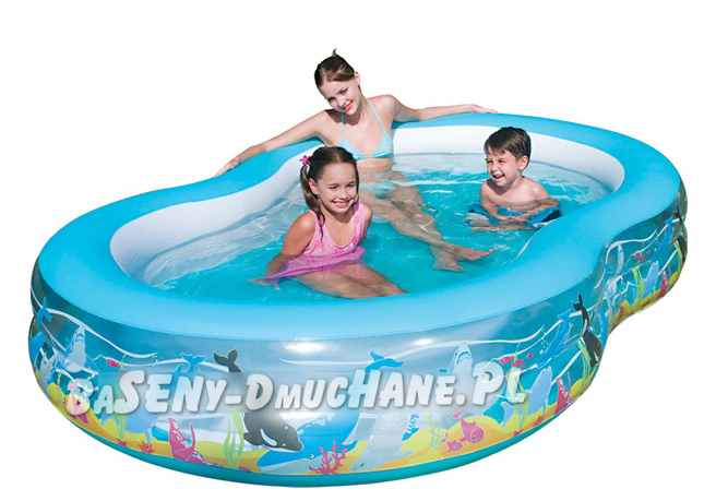 Basen dmuchany rodzinny 274 x 157 cm - Baseny stelażowe dmuchane SPA ...