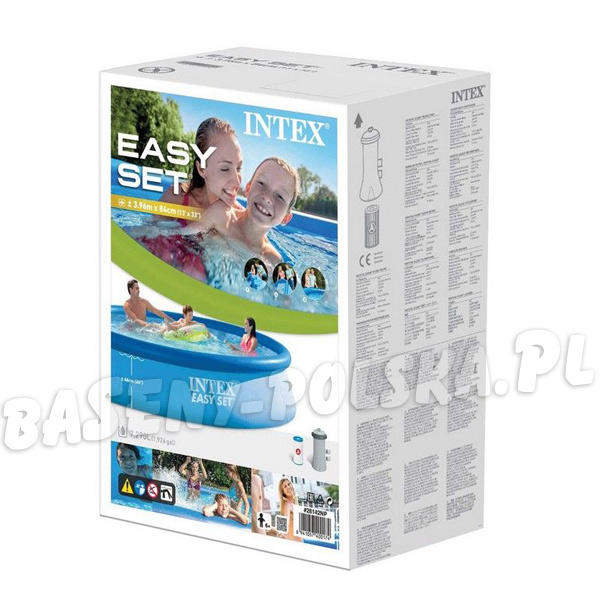 Basen ogrodowy rozporowy INTEX z pompą 396 x 84 cm 28142 9w1 - Baseny ...