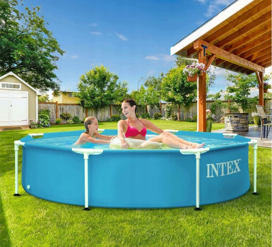 Basen stelażowy 244 x 51 cm do ogrodu 5w1 INTEX 28205 niebieski ...