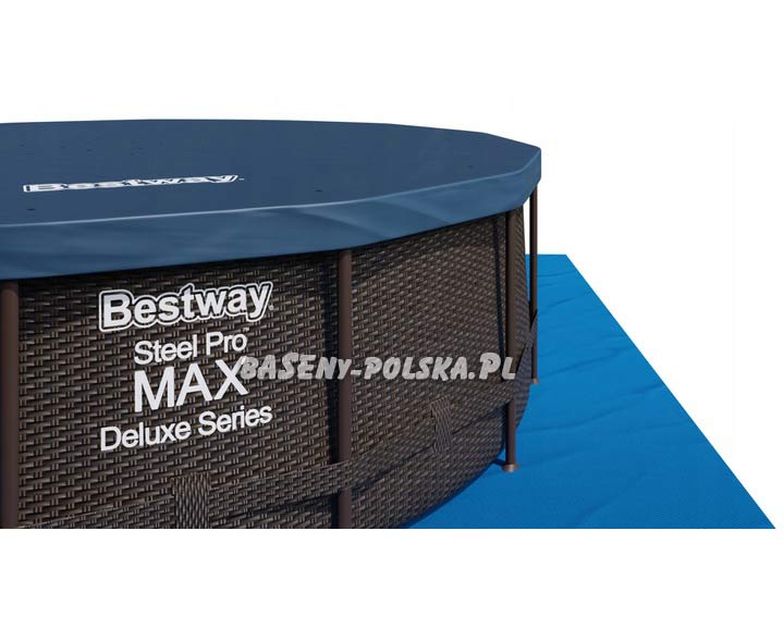 Basen stelażowy Steel Pro 366 x 100 cm rattan 18w1 Bestway 56709 ...
