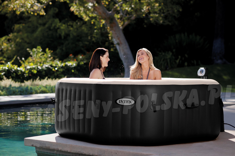 Dmuchane SPA INTEX 28458 jacuzzi z hydromasażem 201 x 71 cm 4 osobowe - Baseny stelażowe ...