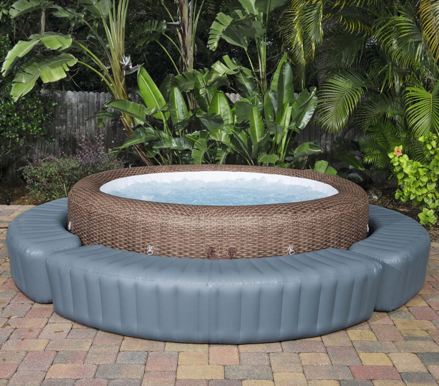 Dmuchany podest stopień do Spa jacuzzi 200x40x40cm Bestway 58432 ...