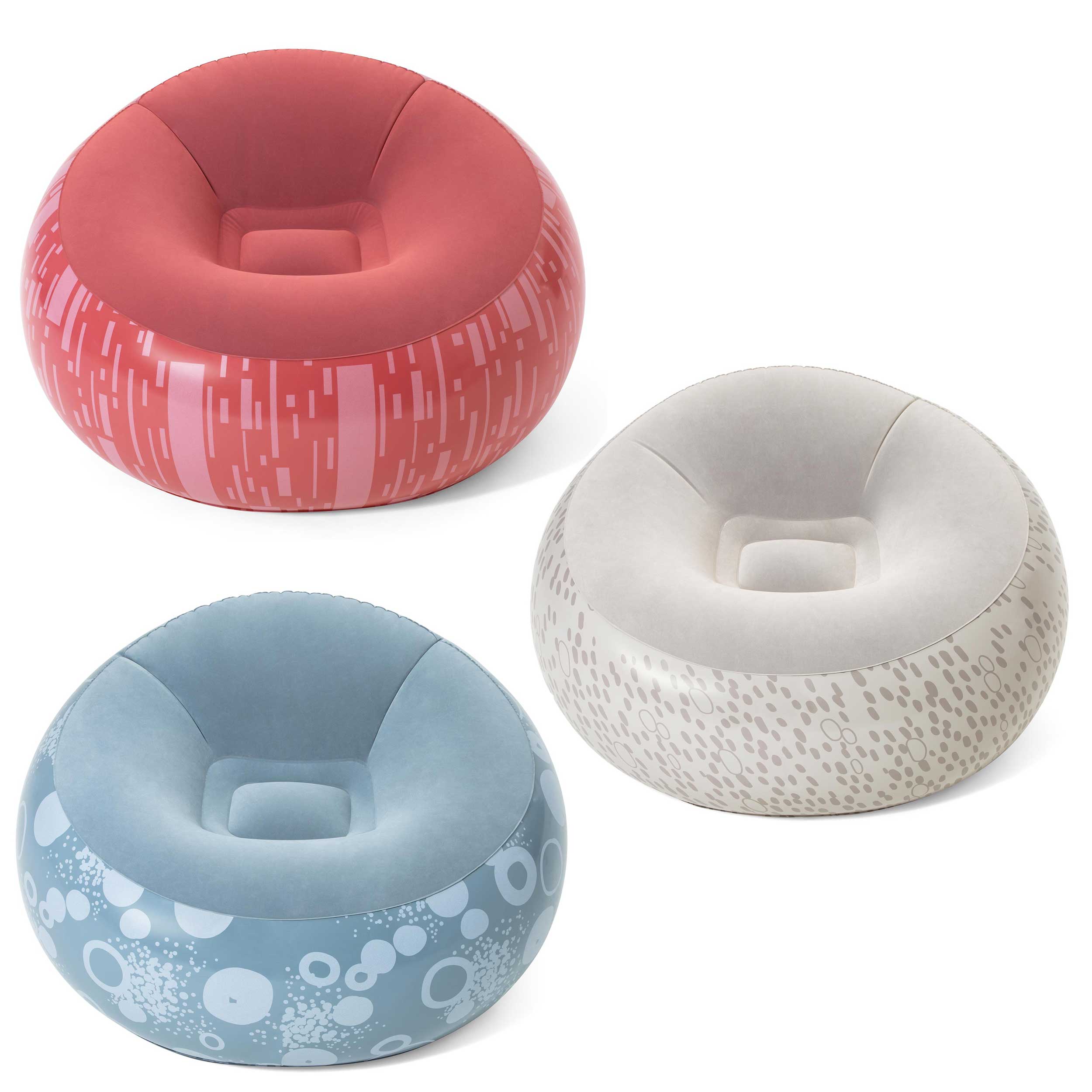 Fotel dmuchany pufa 75052 Bestway do siedzenia na dworze w domu ...
