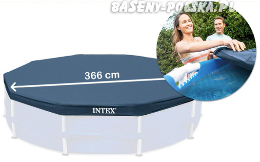 Pokrywa do basenu stelażowego 366 cm gumowa Intex 28031 - Baseny ...