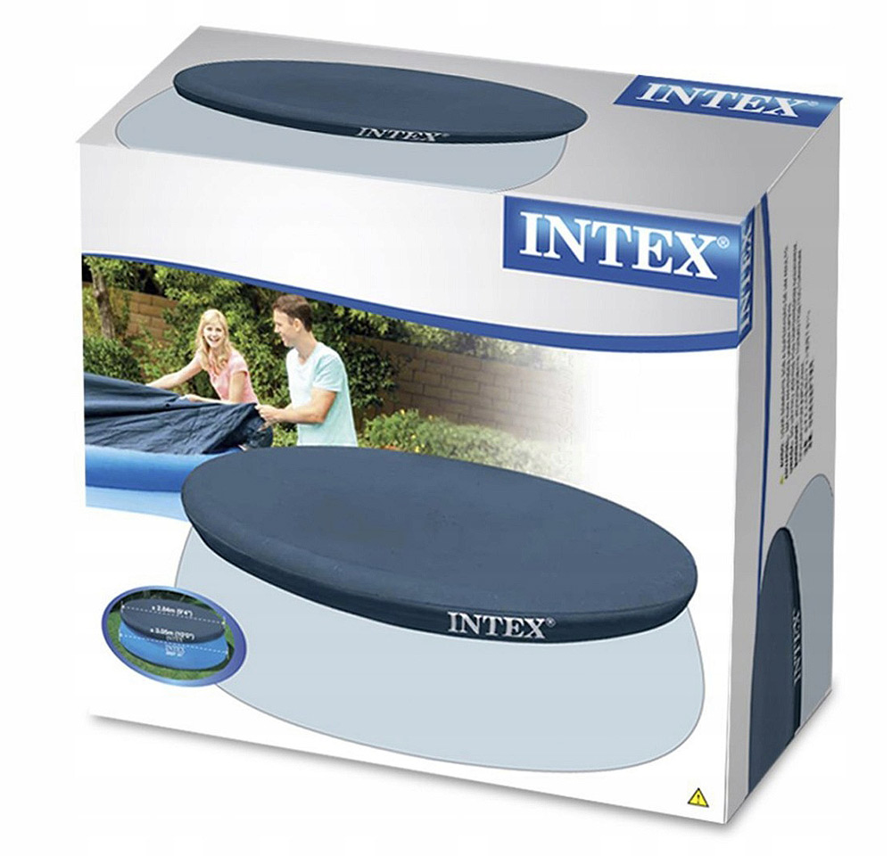 Pokrywa na basen rozporowy 457 cm PVC dmuchany kołnierz Intex 28023 ...