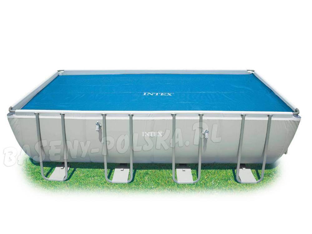 Pokrywa solarna na basen 549 x 274 cm prostokątny INTEX 28016 ...
