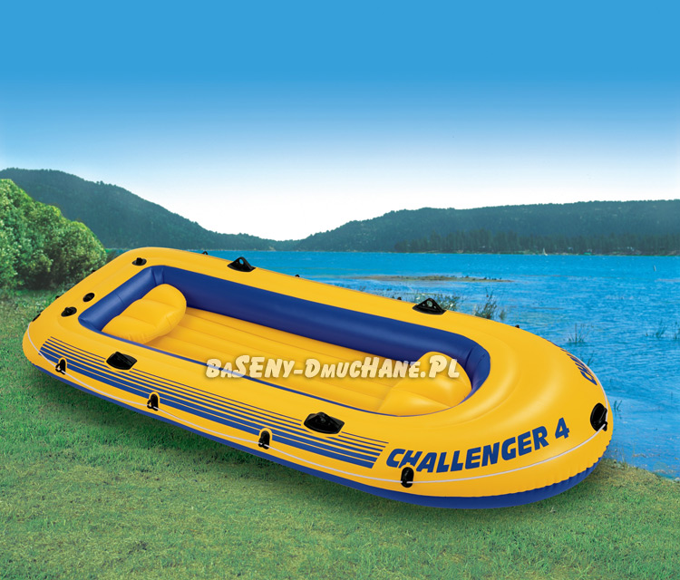 Ponton Challenger 4 Set 351 x 145 x 48 cm INTEX - Baseny stelażowe ...